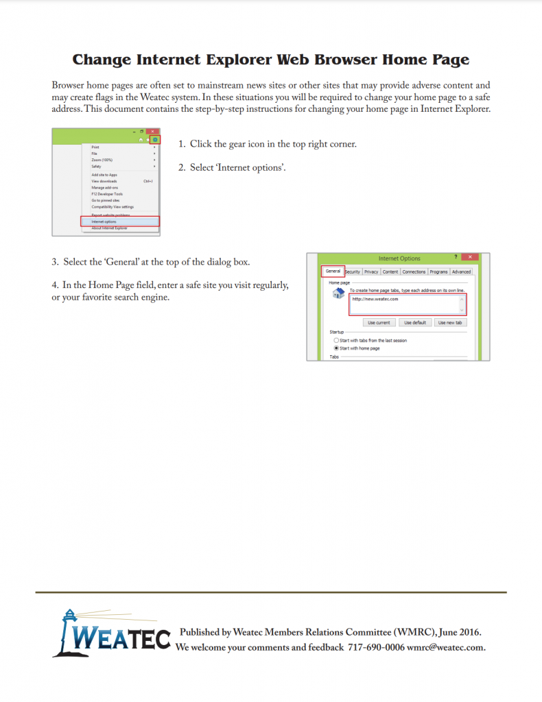 Awareness Information – Weatec