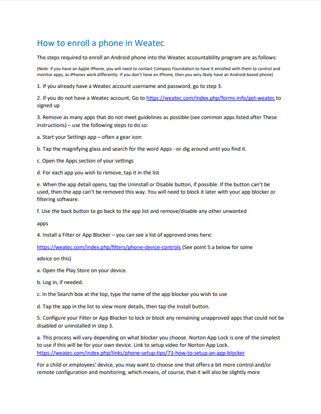 Awareness Information – Weatec